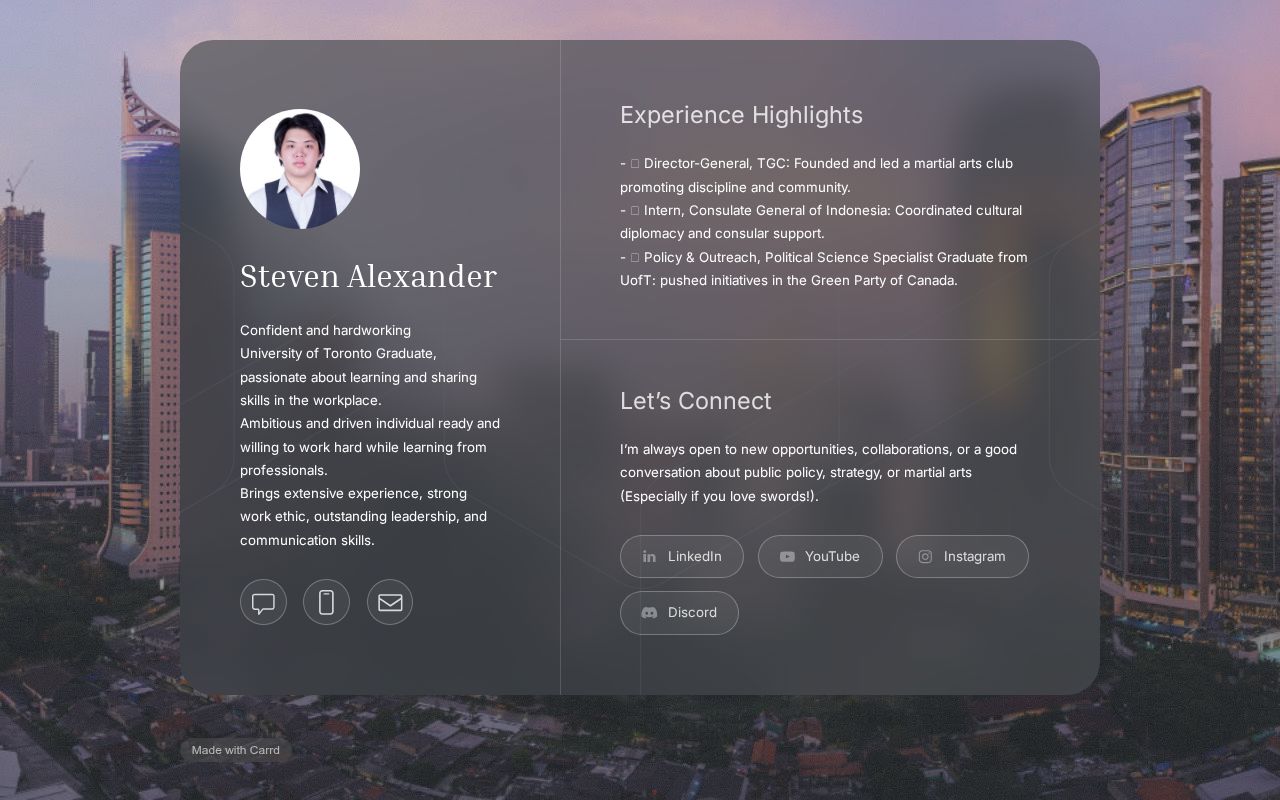 Steven Alexander Professional